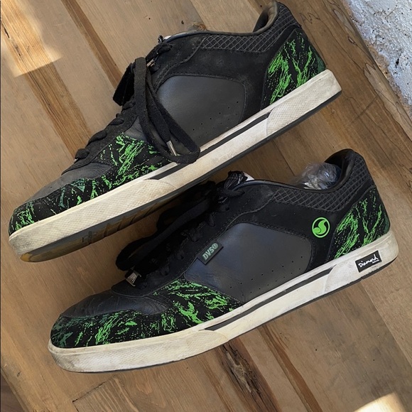 Diamond Supply Co. | Shoes | Diamond Supply Co X Dvs Shoes Blackgreen ...